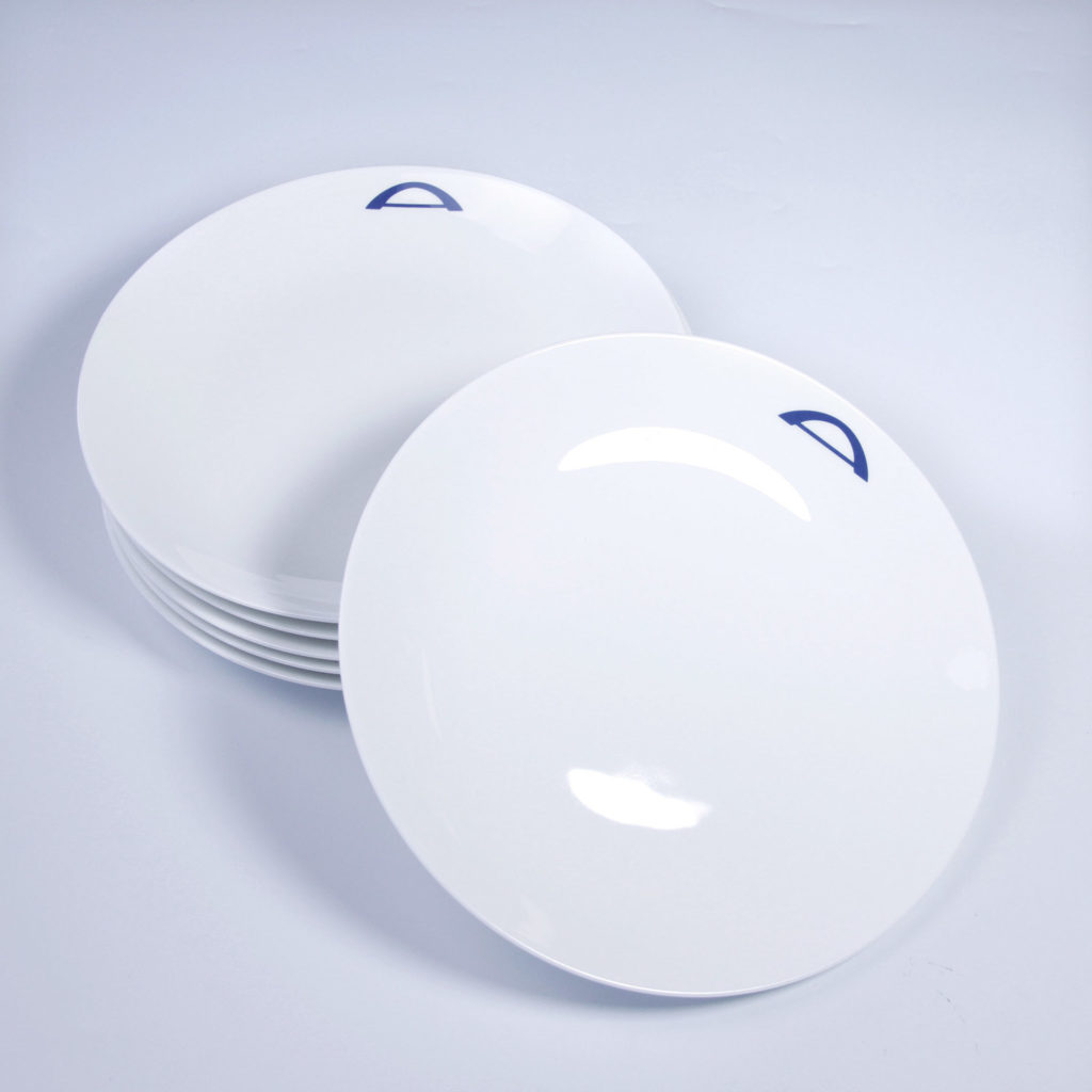 Bone China dinner plate 24cm 6-pack – Arcona Shop